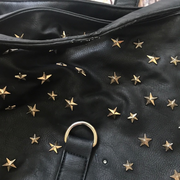 Yoki | Bags | Yoki Black Studded Shoulder Bag | Poshmark